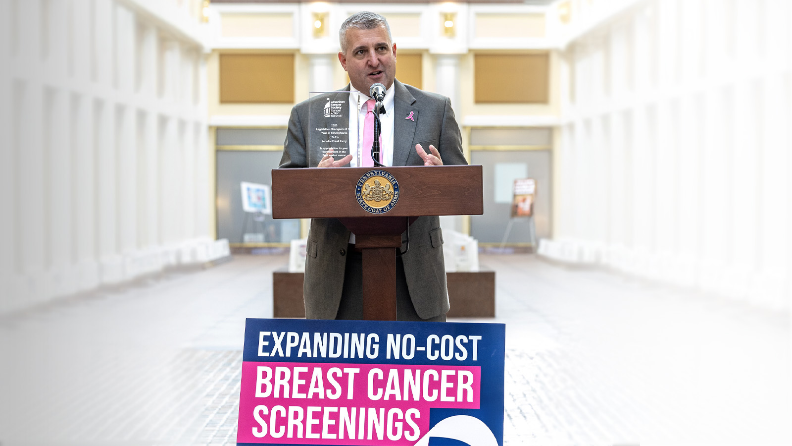 Farry’s Breast Cancer Imaging Bill Nears Enactment, Receives American ...